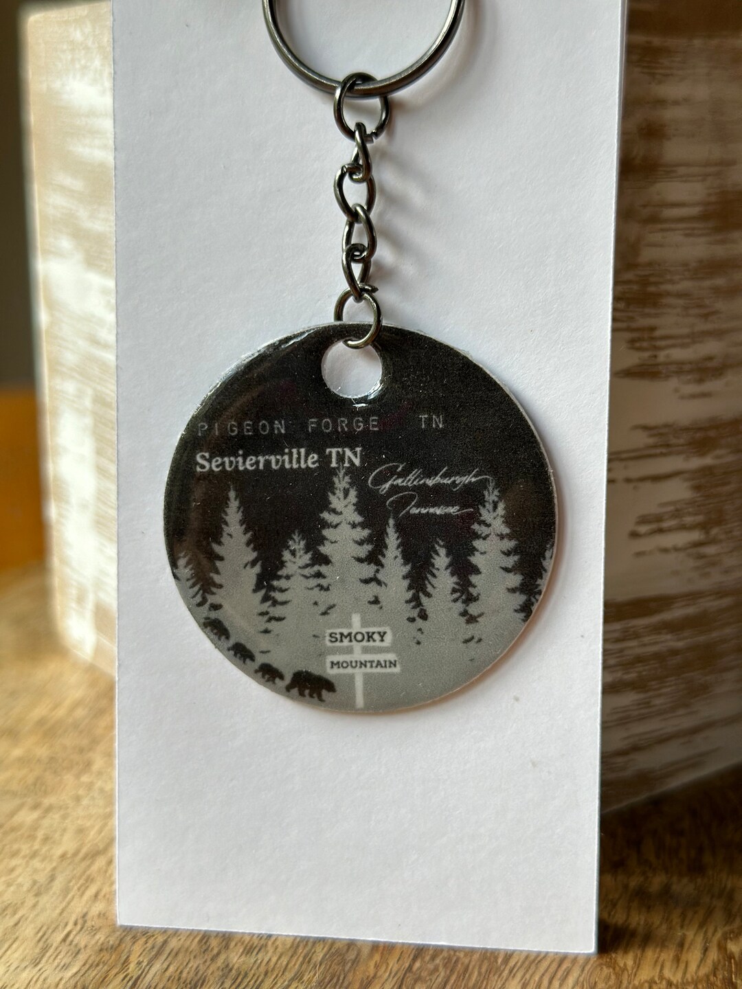 Smoky Mountain Keychain - Etsy