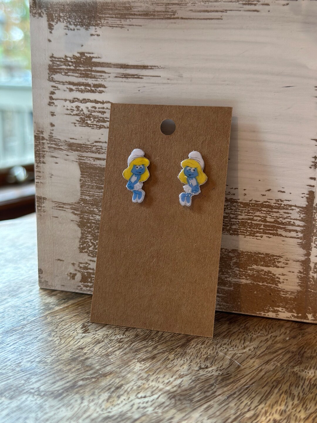 Smurf Earrings - Etsy
