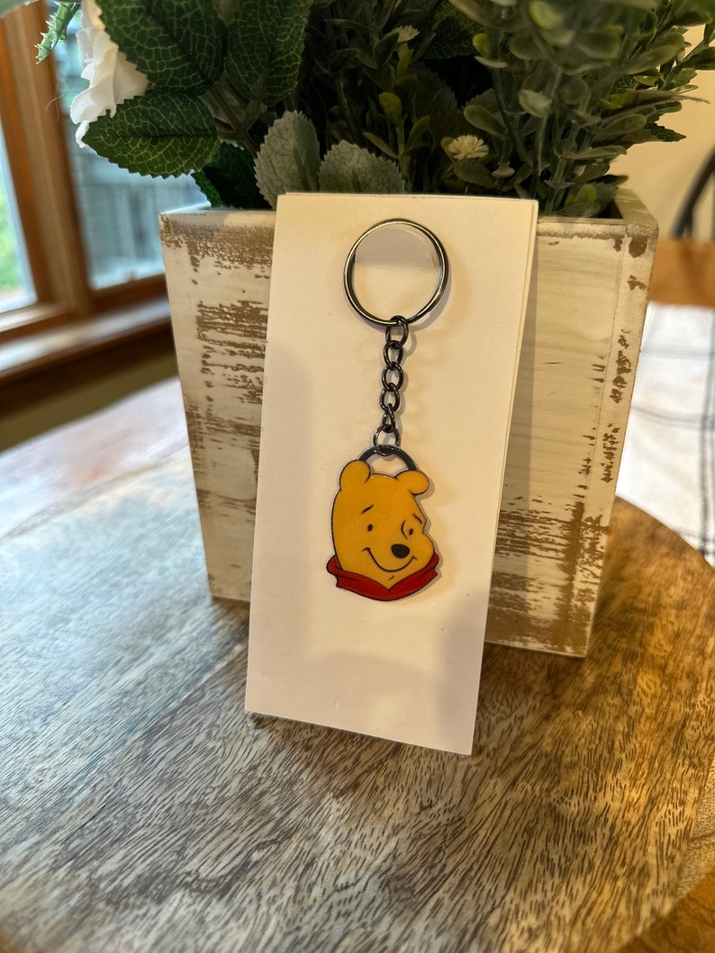 Winnie the Pooh Keychain Winnie the Pooh Accessories - Etsy