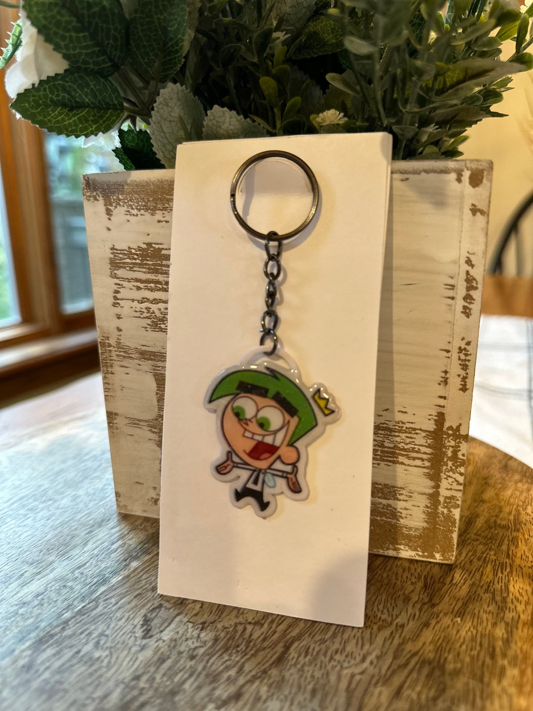 Fairly Odd Parents Cosmo Inspired Keychain - Etsy