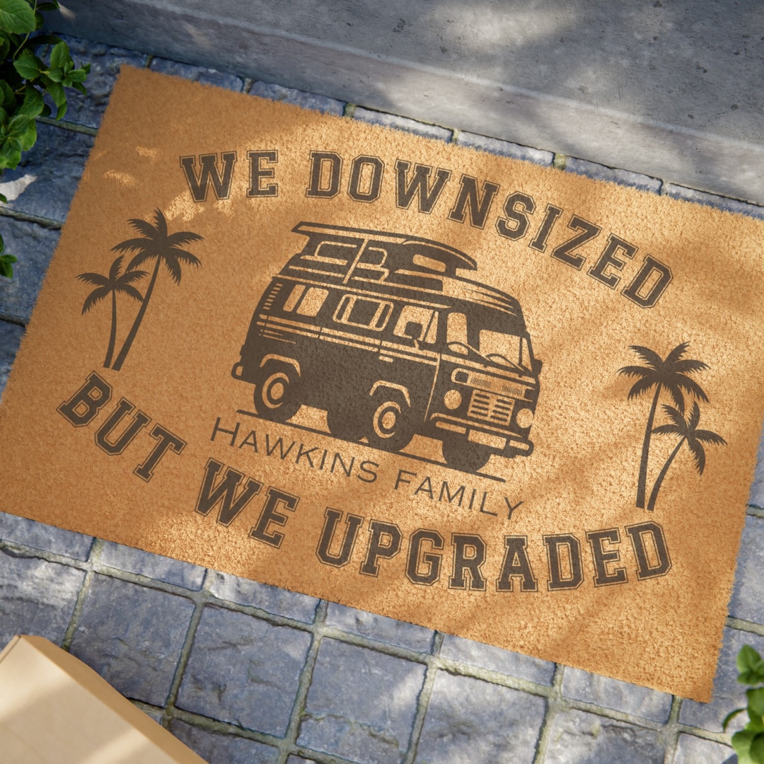 Custom Doormat Campervan Doormat for Travel Lover Adventure Awaits ...