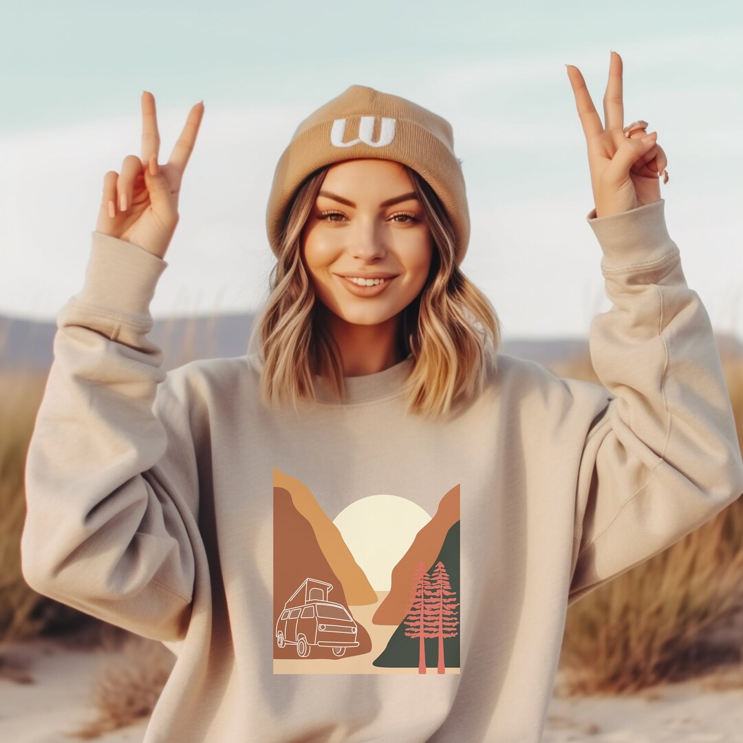 Vanlife Roadtrip Sweatshirt Great Gift for Camper Van Life Shirt ...