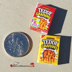 Miniature Box of Teddy Grams 1:12 Scale - Etsy