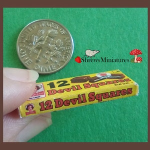 Miniature Box of Little Debbie Devil Squares in 1:12 Scale - Etsy