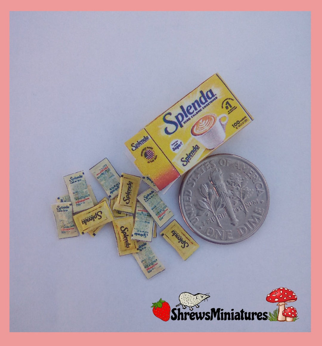 Miniature Open Box of Splenda Packets in 1:12 Scale - Etsy