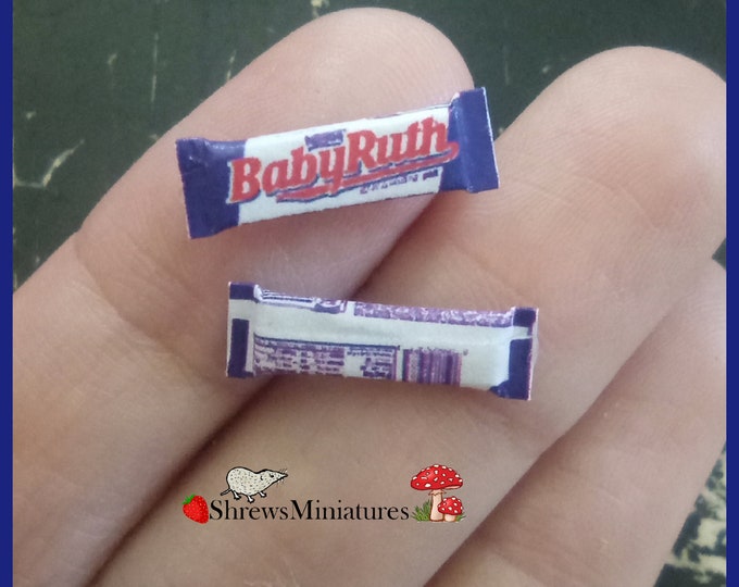 Miniature Babyruth Candy Bar 1:12 Scale - Etsy