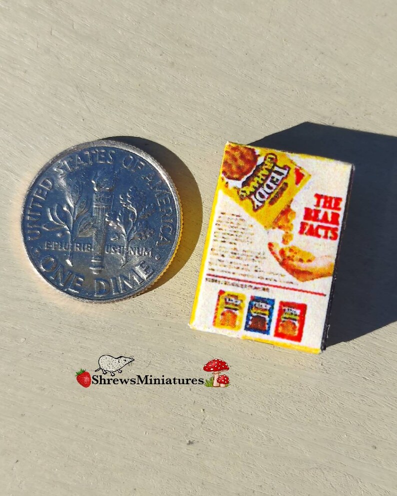 Miniature Box of Teddy Grams 1:12 Scale | Etsy