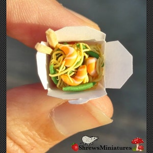 Miniature Chinese Take-out in 1:12 Scale - Etsy