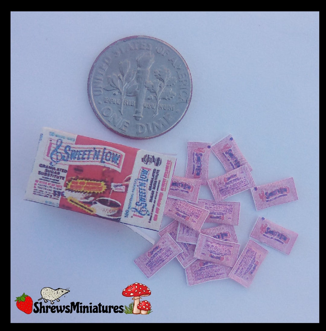 Miniature Open Box of Sweet'n Low Packets in 1:12 Scale - Etsy