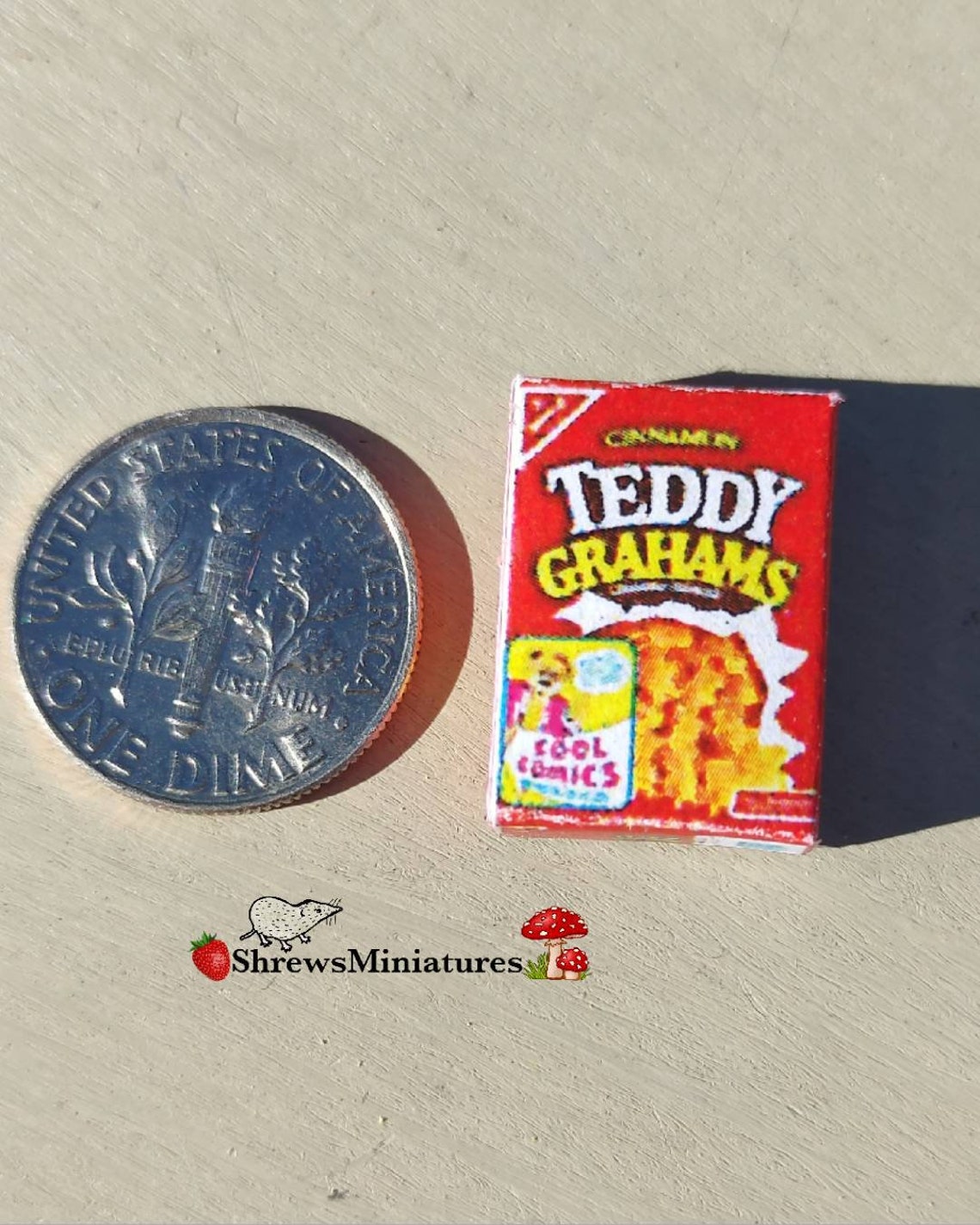 Miniature Box of Teddy Grams 1:12 Scale | Etsy