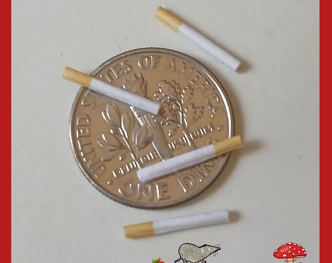 Miniature Cigarettes 1:12 Scale (4 Pcs) - Etsy