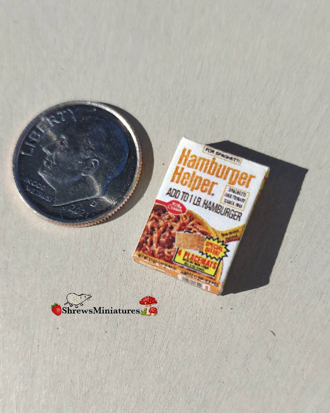 Miniature Box of Hamburger Helper 1:12 Scale (spaghetti) - Etsy