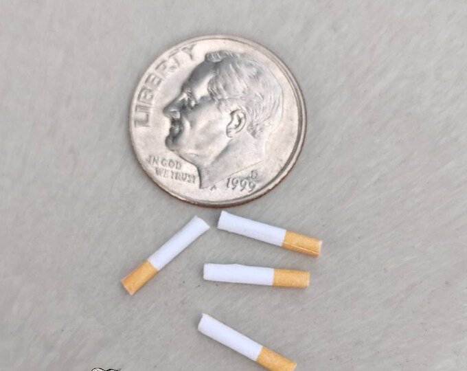 Miniature Cigarettes 1:12 Scale 4 Pcs - Etsy