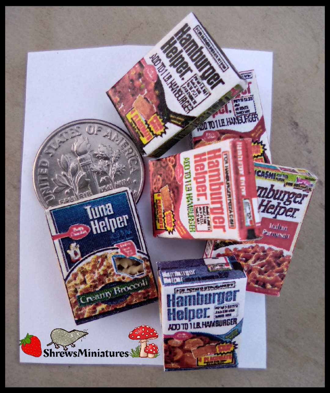 Miniature Hamburger Helper 1:12 Scale - Etsy