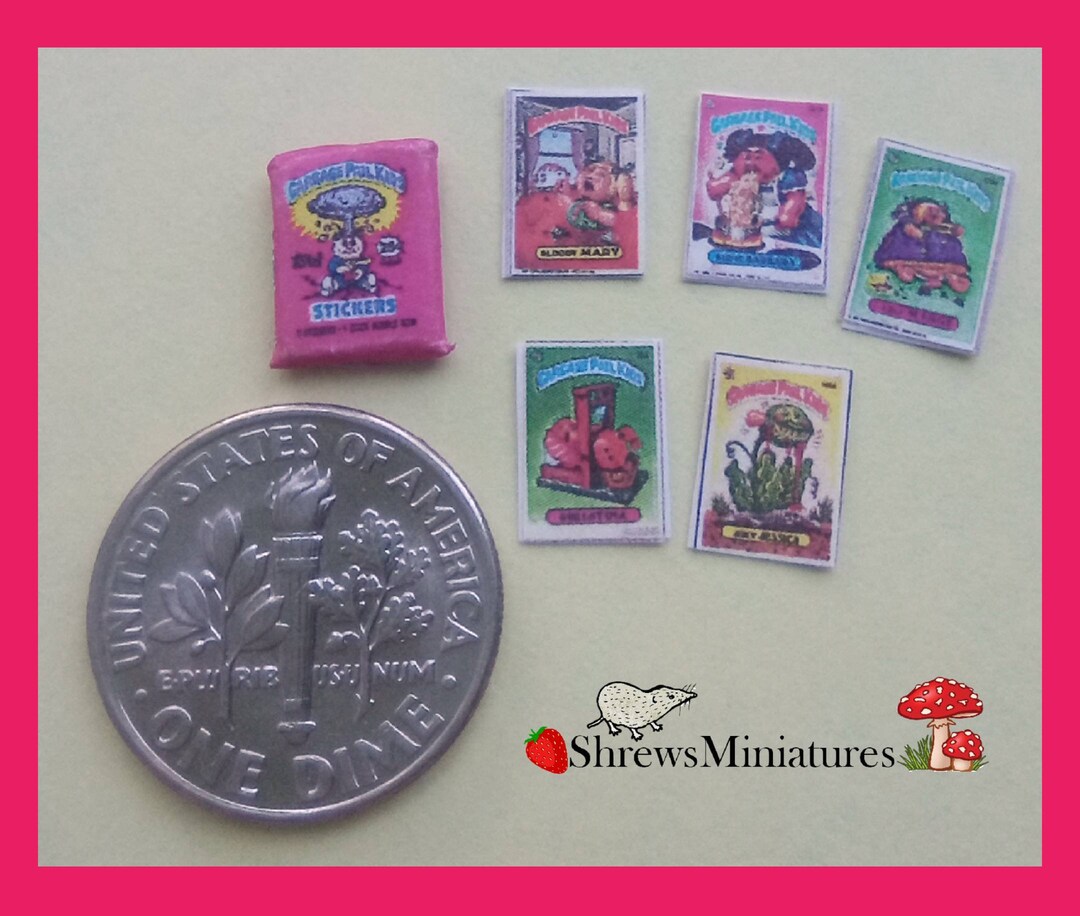 Miniature Pack of GPK Cards 1:12 Scale - Etsy