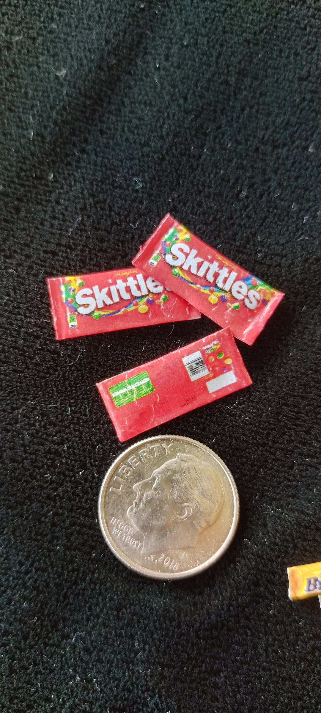 Miniature Candy Bar 1:12 Scale (skittles) - Etsy
