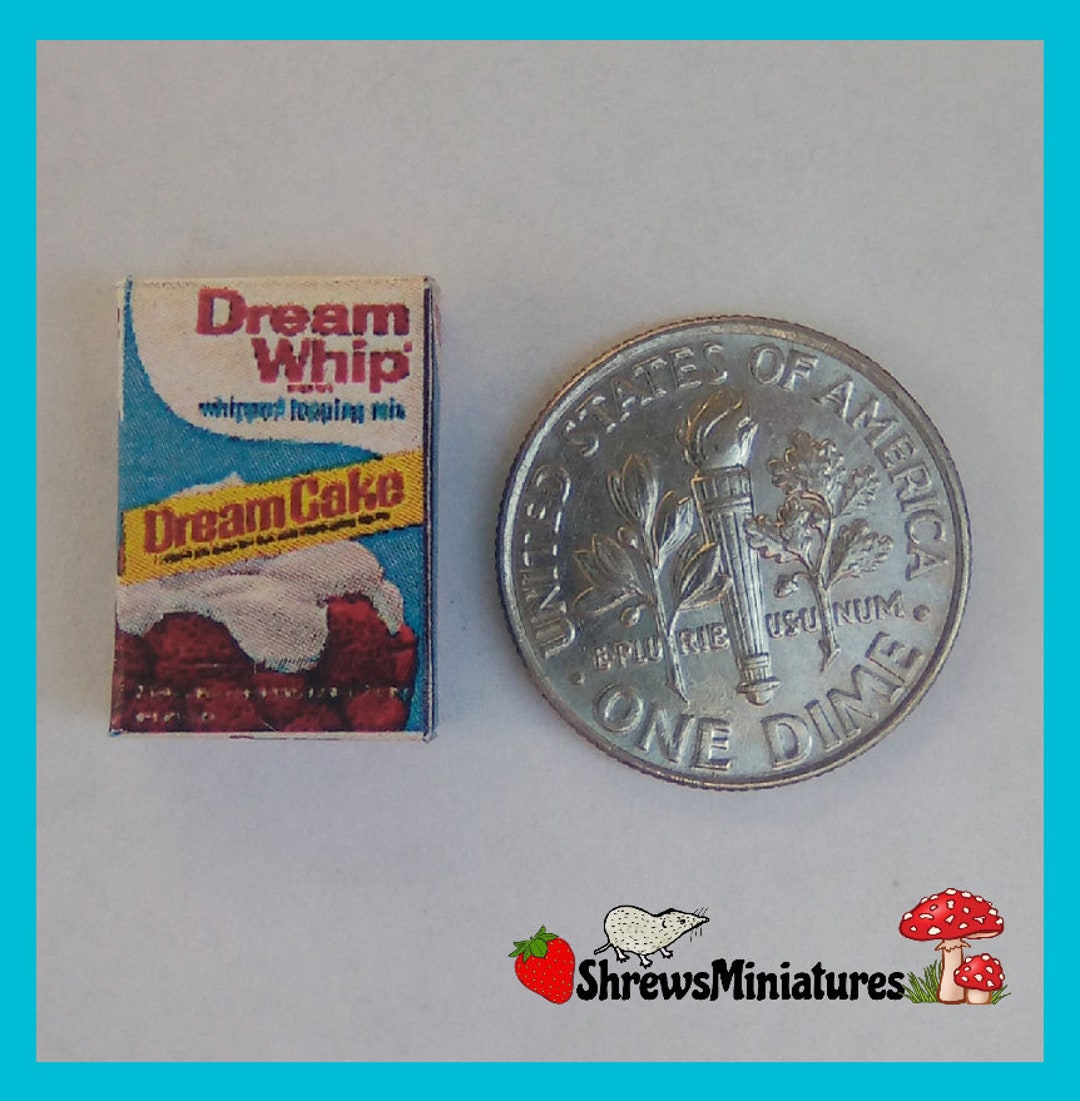 Miniature Box of Dream Whip in 1:12 Scale - Etsy