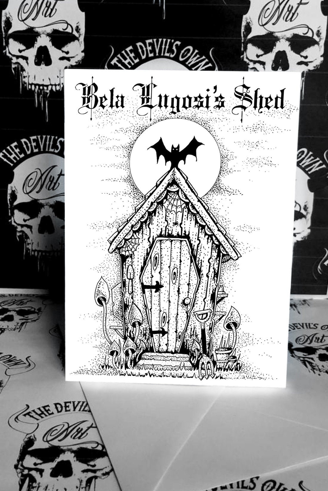 Gothic Greetings Card Birthday Card Spooky Goth bela - Etsy Canada
