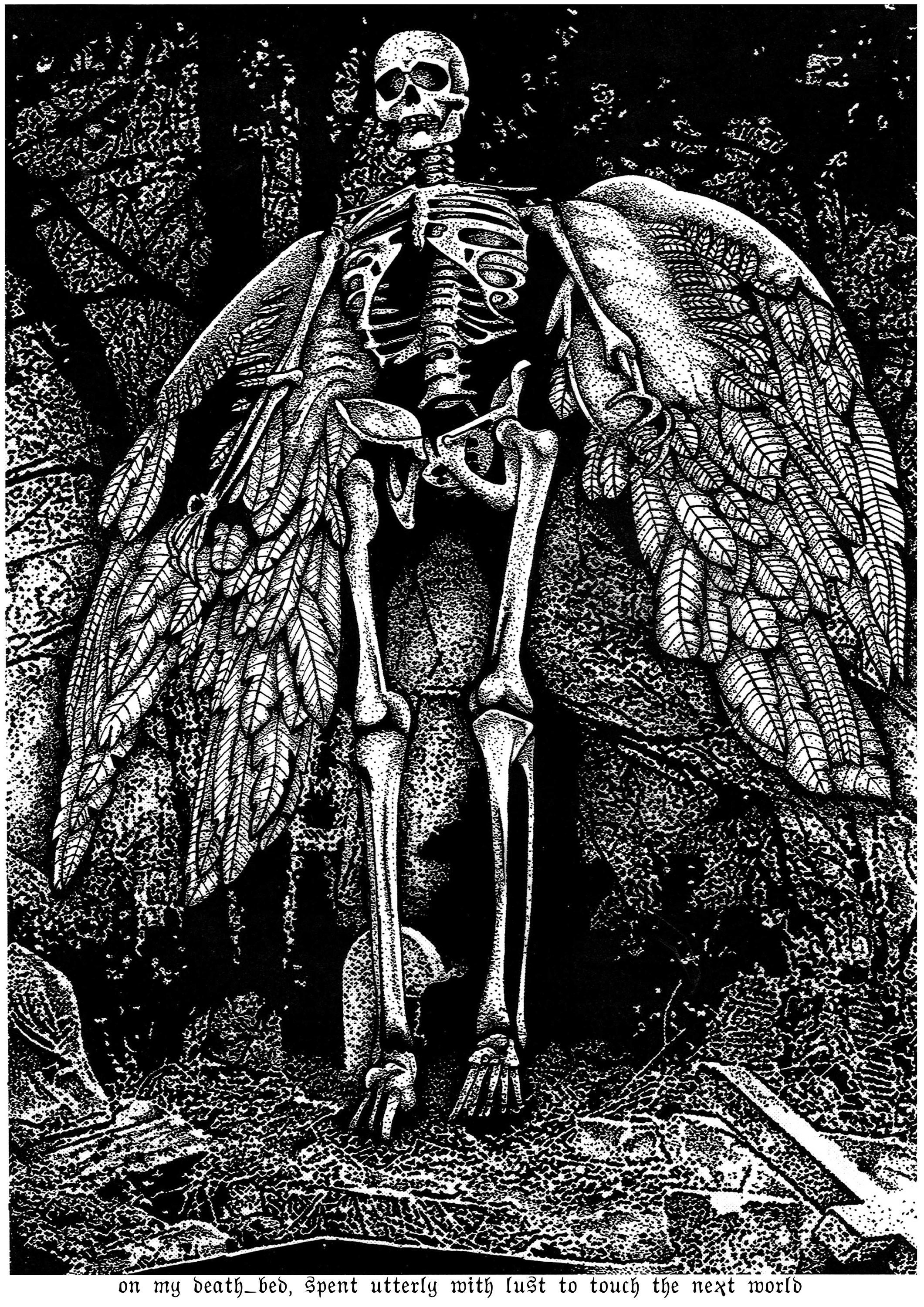 Ascension Skeleton A3 Art Print Gothic Home Decor Gothic | Etsy