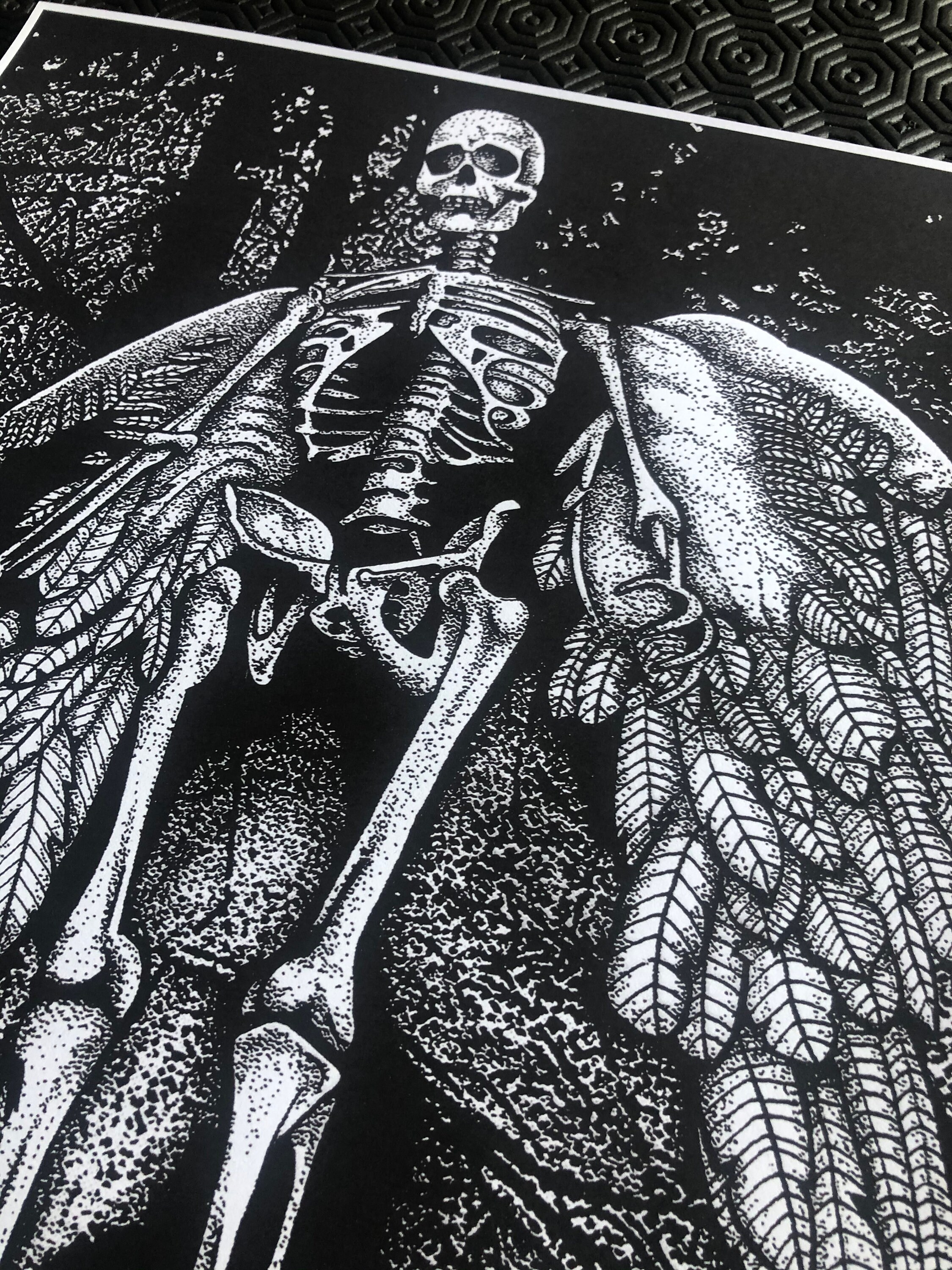 Ascension Skeleton A3 Art Print Gothic Home Decor Gothic | Etsy