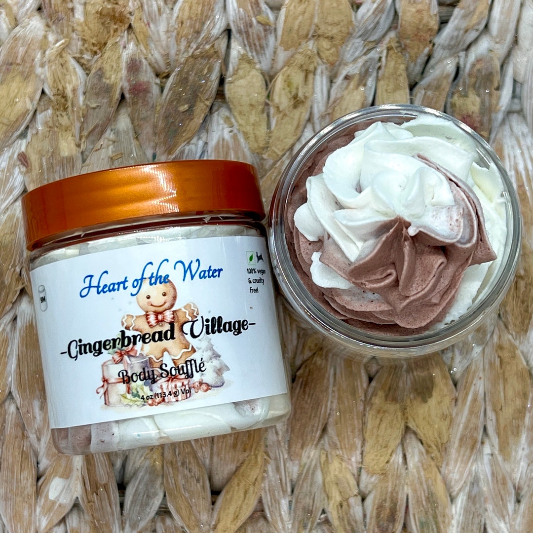 Gingerbread Body Butter, Whipped Shea Butter, Cinnamon Bun, Self Care ...