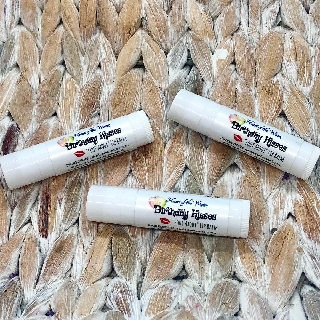Vanilla Buttercream Vegan Lip Balm: Birthday Kisses Handmade Chapstick ...