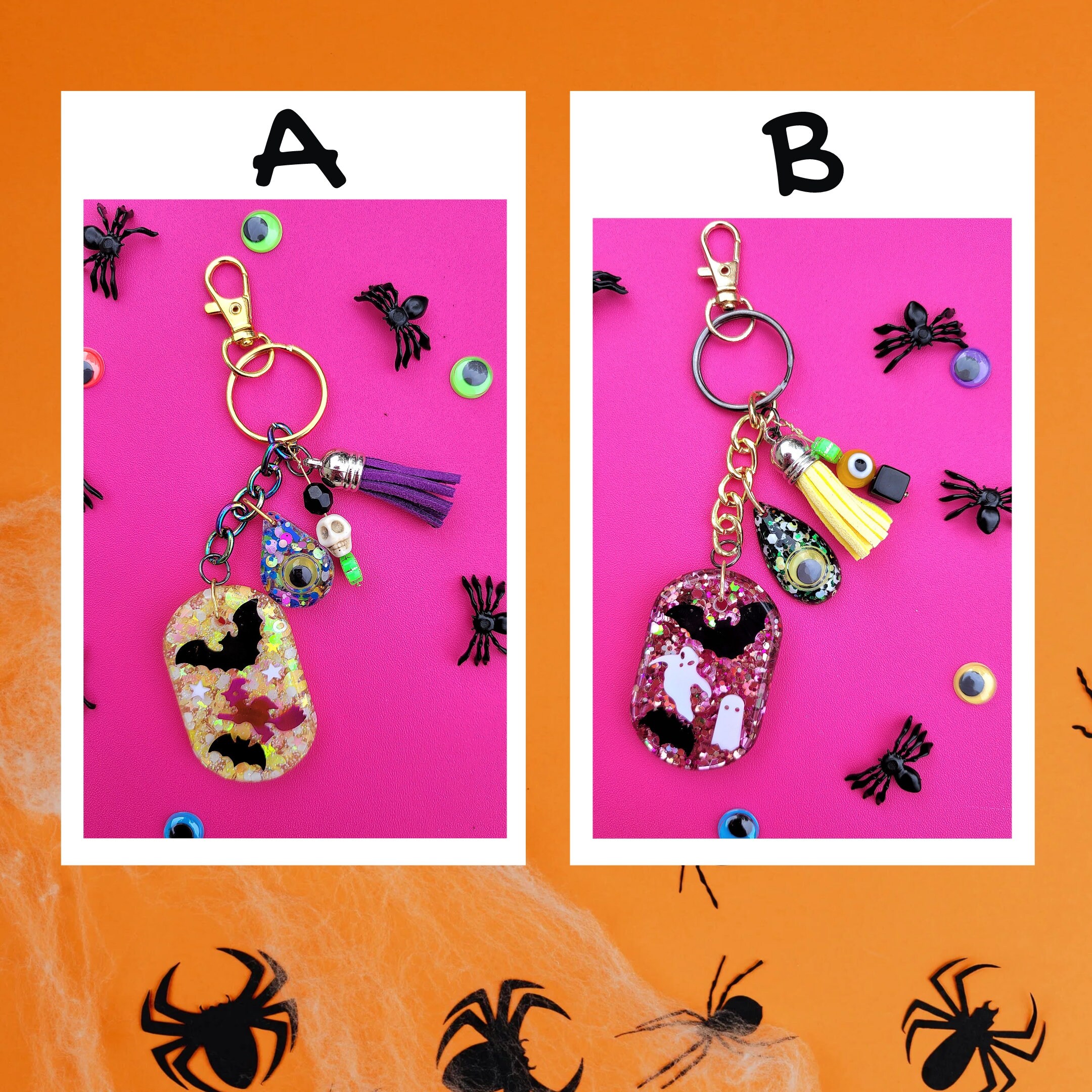 Large Creepy Keychains • Cute Halloween Goodies • Spooky Season ...