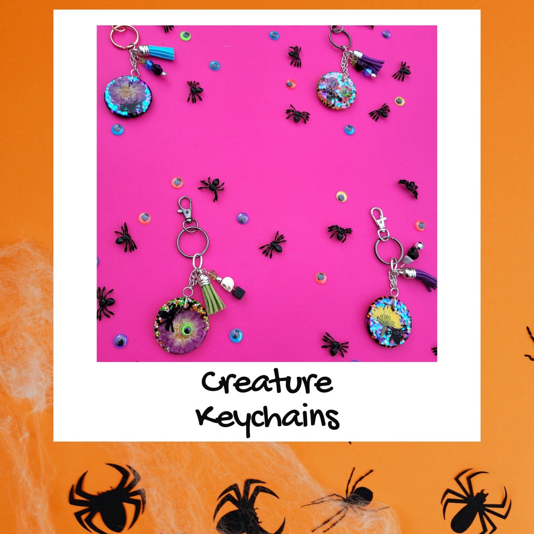 Creepy Keychains • Cute Halloween Goodies • Spooky Season Accessories ...