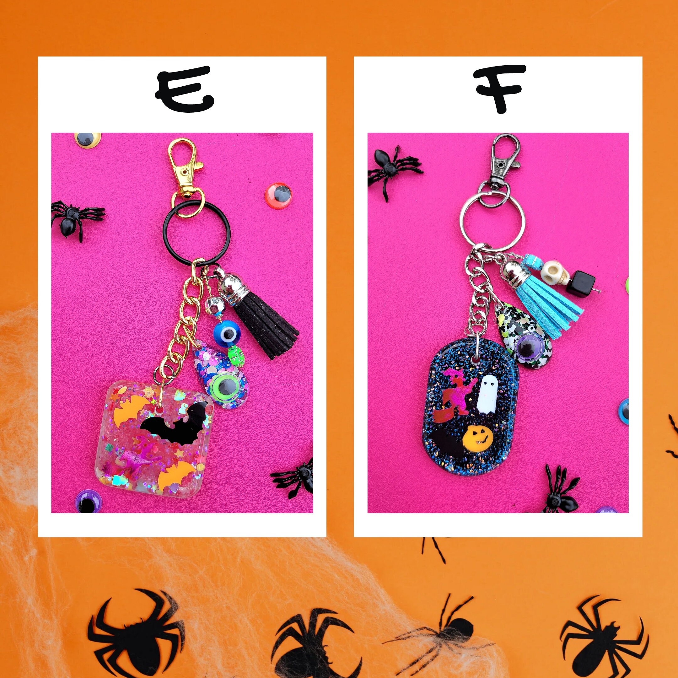 Large Creepy Keychains • Cute Halloween Goodies • Spooky Season ...