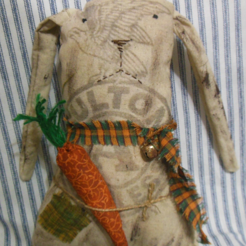 Primitive Bunny - Etsy