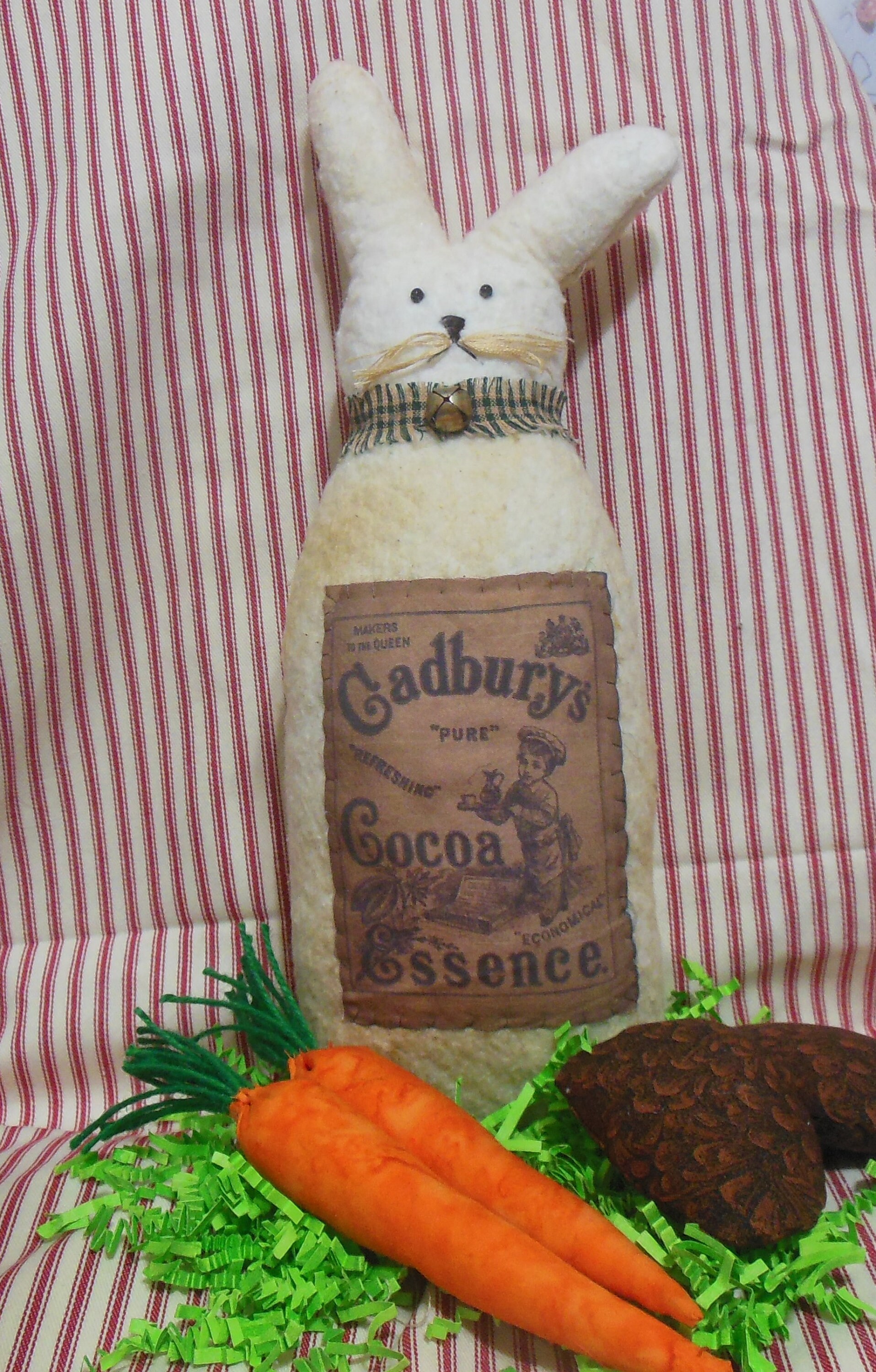 Primitive Rabbit callan Cadbury Chocolate Bunny Spring/easter-cupboard ...