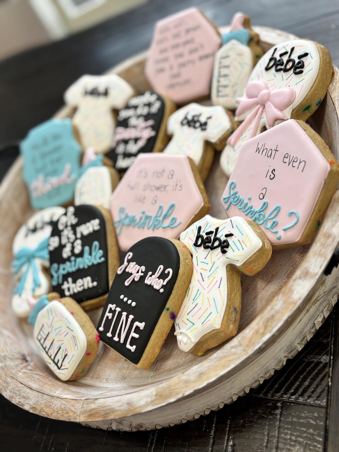 Baby Shower/baby Sprinkle Cookies Sugar Cookies Schiit’s Creek Royal ...