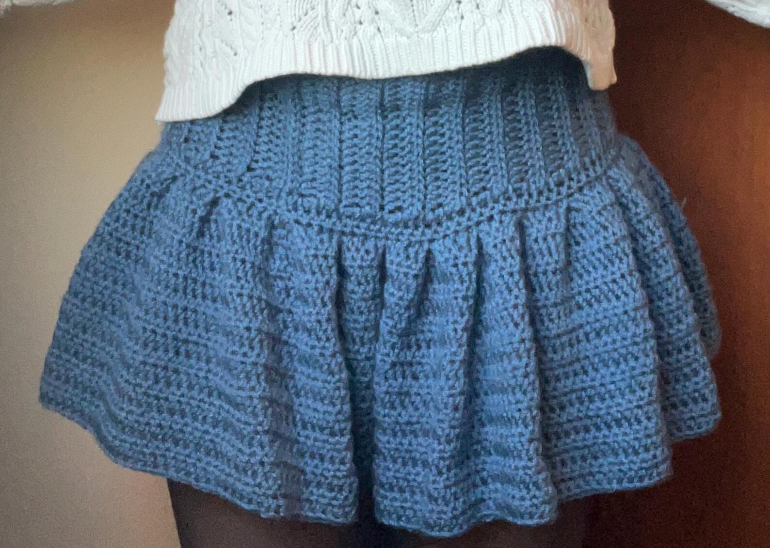 Pleated Mini Skirt Crochet Pattern - Etsy