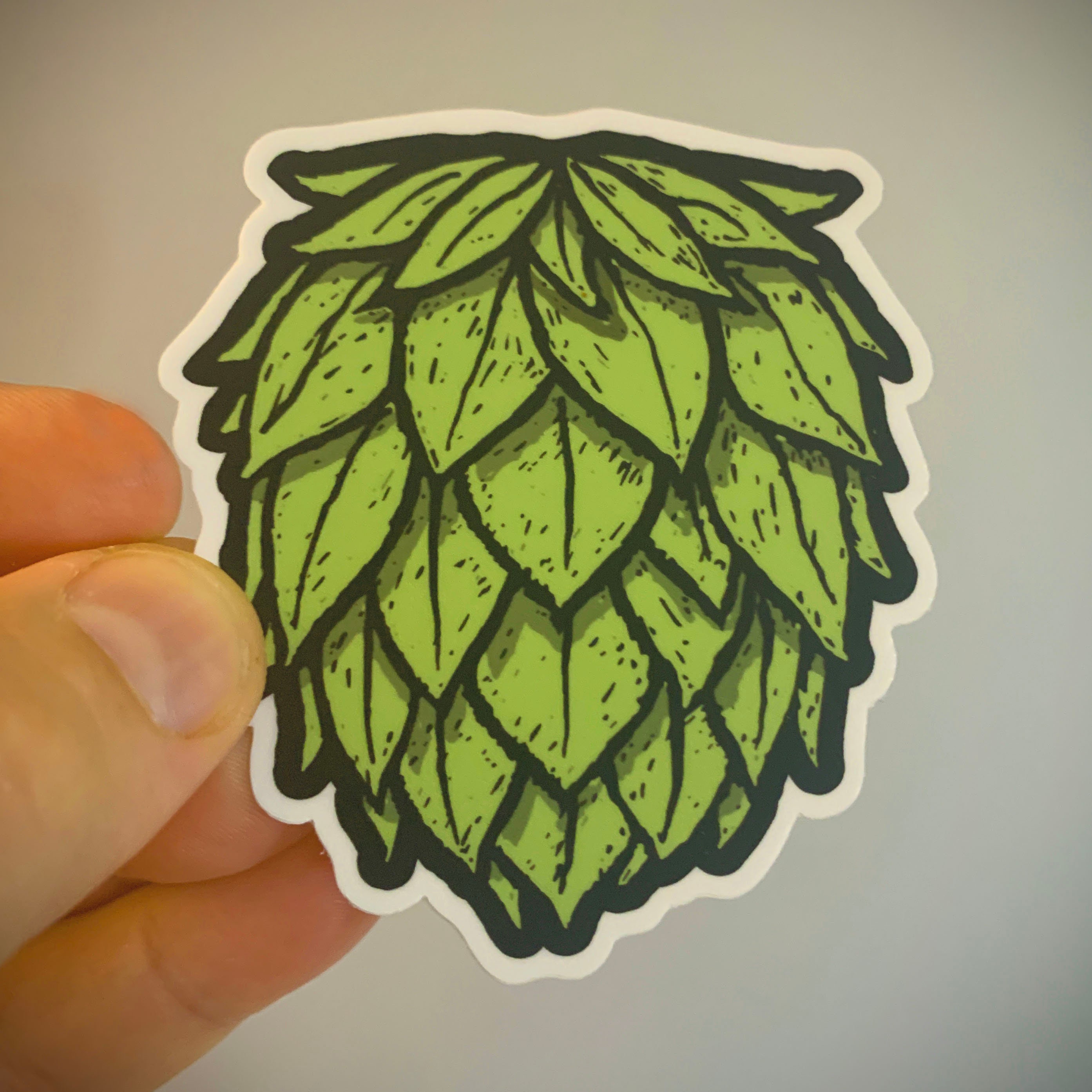 Hop Sticker Minimalist Craft Beer Lover Illustration Sticker Indoor ...