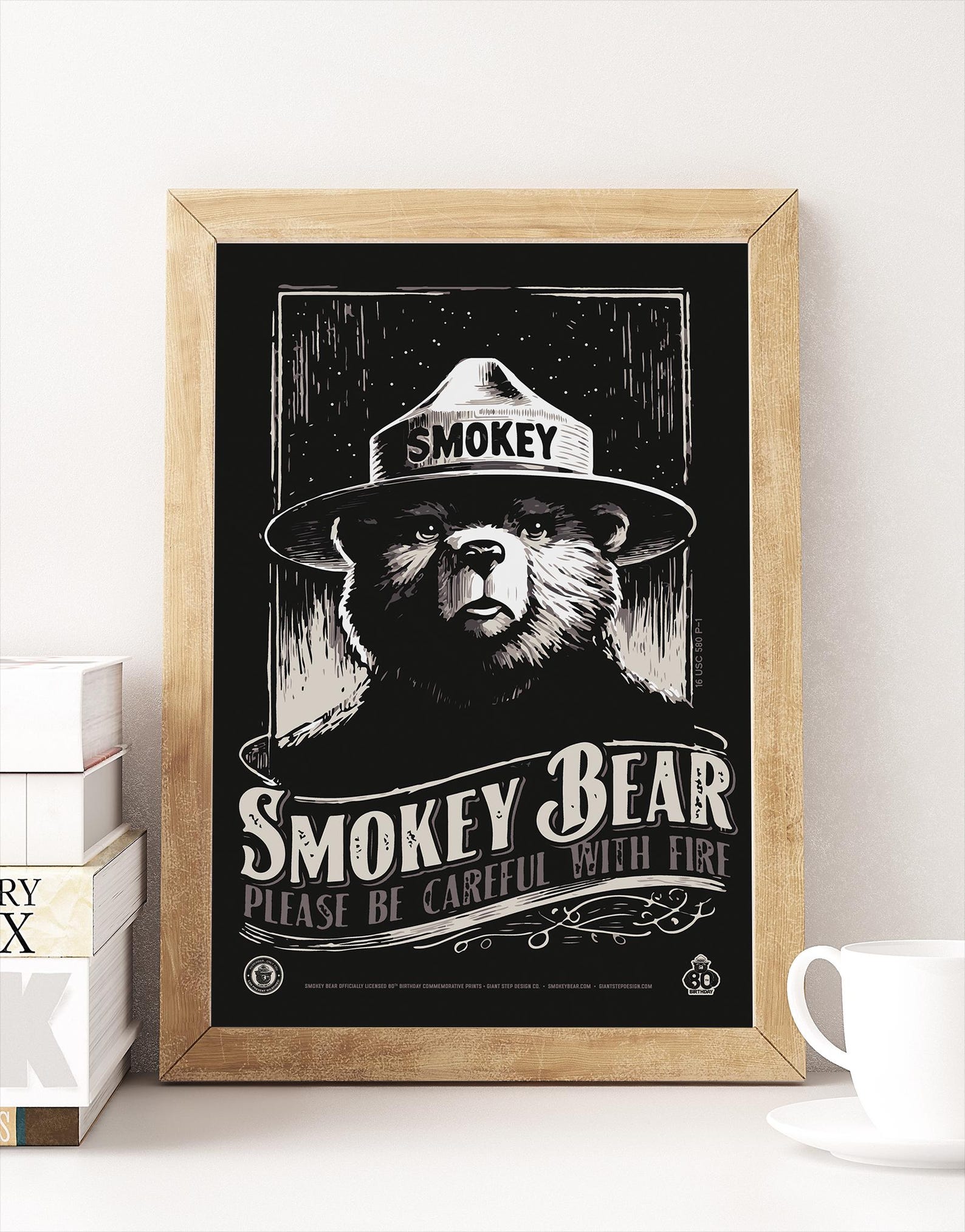 Smokey Bear WPA Style Only Can Can Prevent Wildfires Poster 12 X 18 WPA ...
