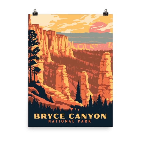Bryce Canyon Poster - Etsy