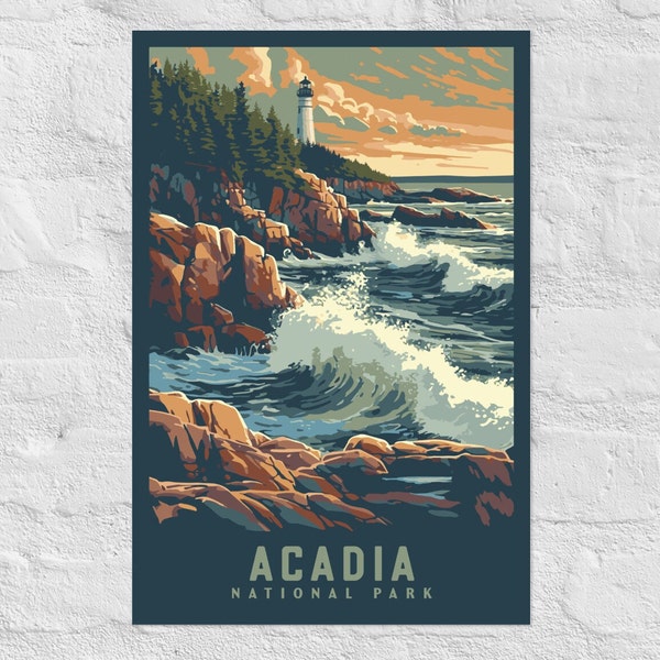Acadia Print - Etsy