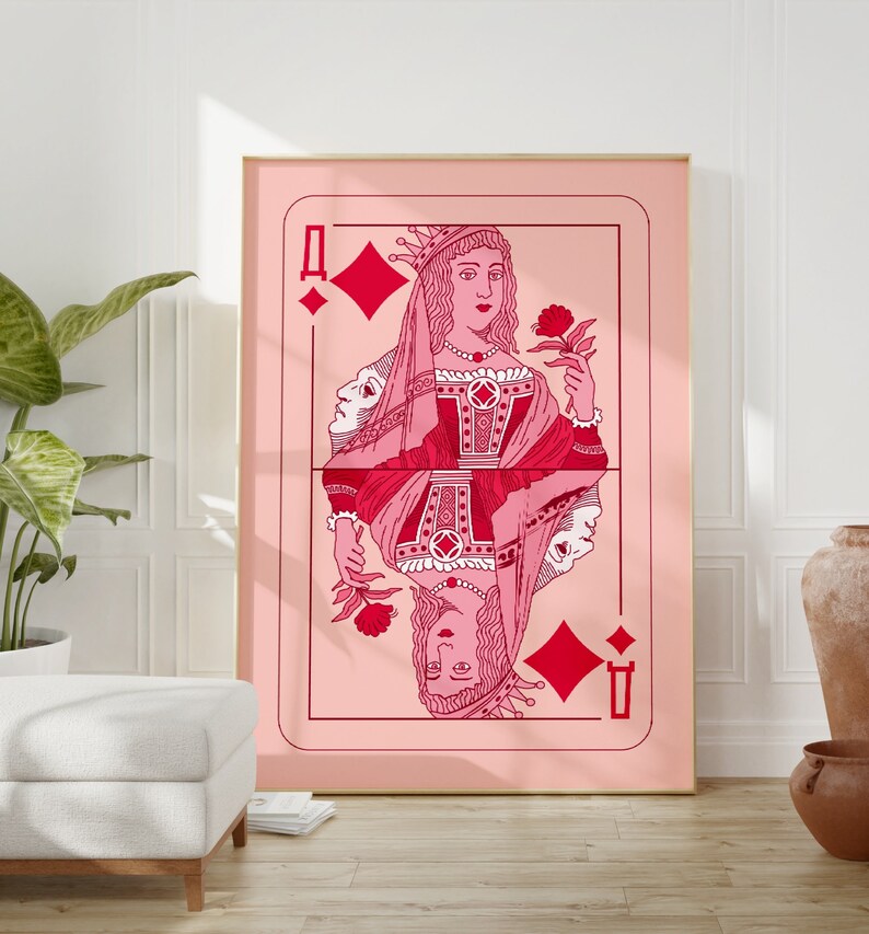 Aesthetic Prints Trendy Art Printable Download Pink Card - Etsy