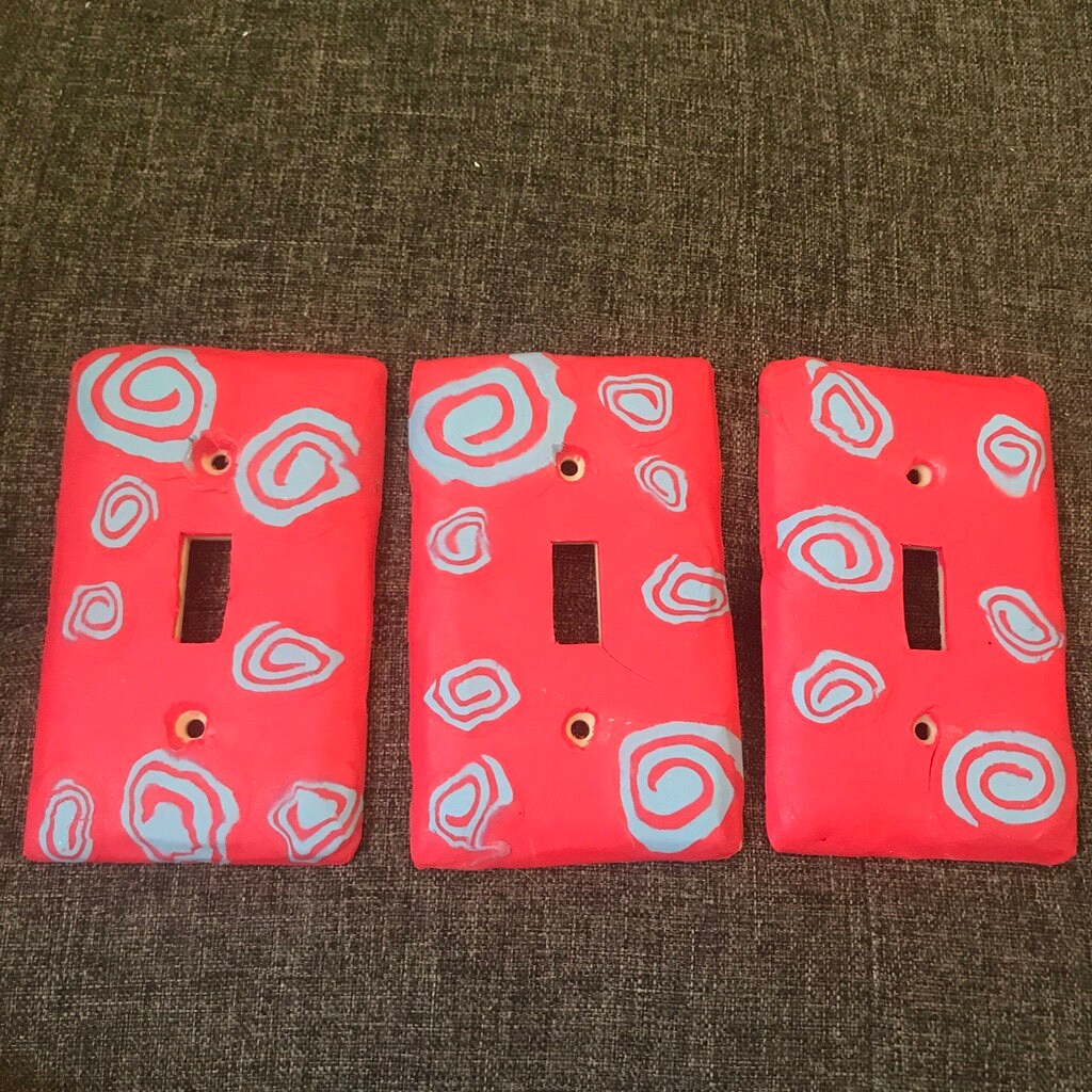 Spiral Light Switch Plates - Etsy