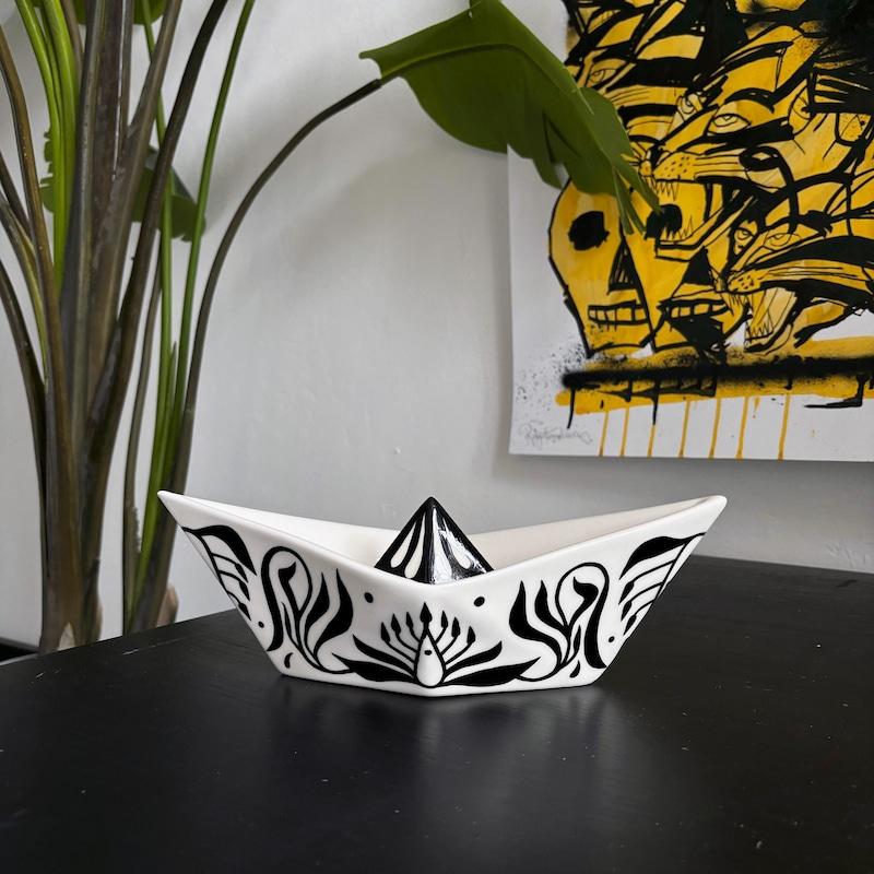 Ceramic Boat - Etsy