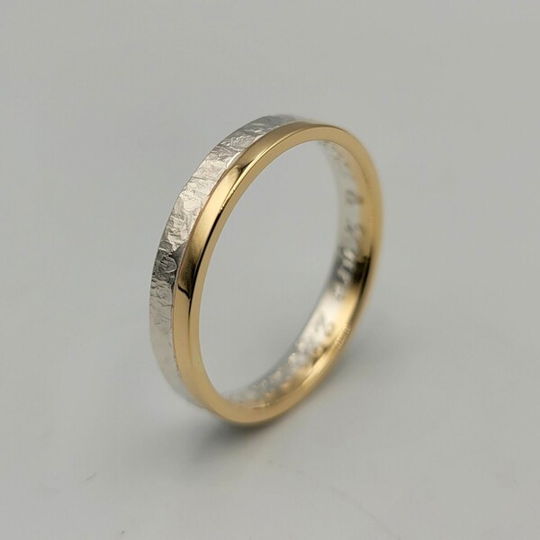 Mixed Metal Band - Etsy