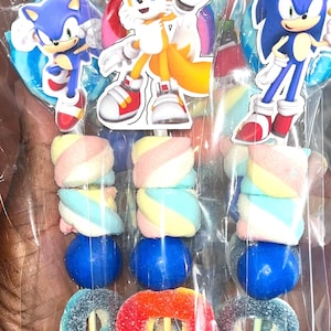 Sonic Kids Party Favors(kabobs) - Etsy