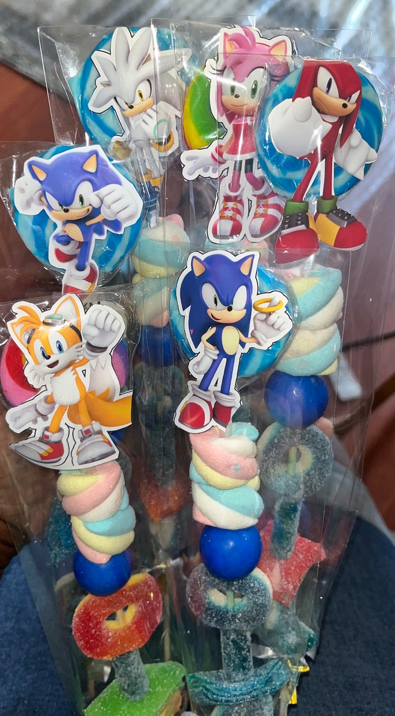 Sonic Kids Party Favors(kabobs) - Etsy