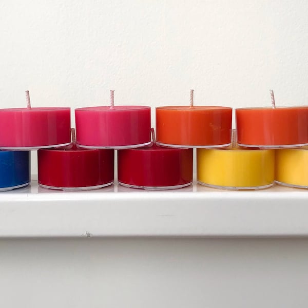 Colorful Candles - Etsy