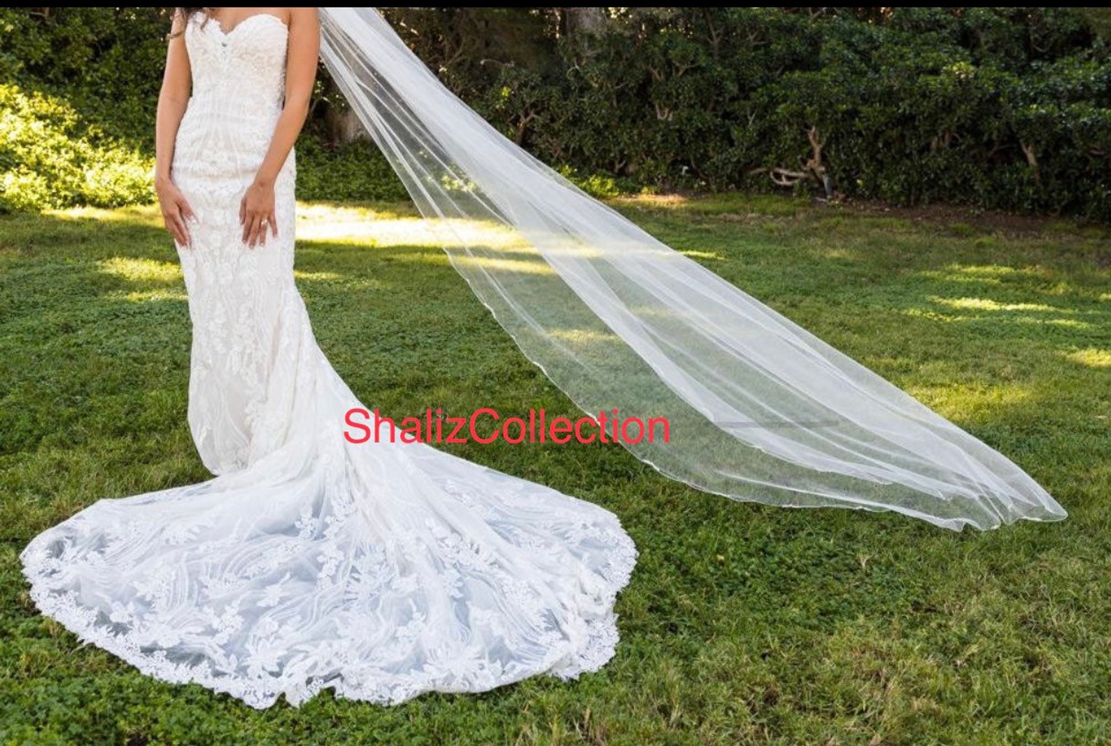 Scallop Edge Beaded Wedding Veil Crystal Wedding Veil - Etsy