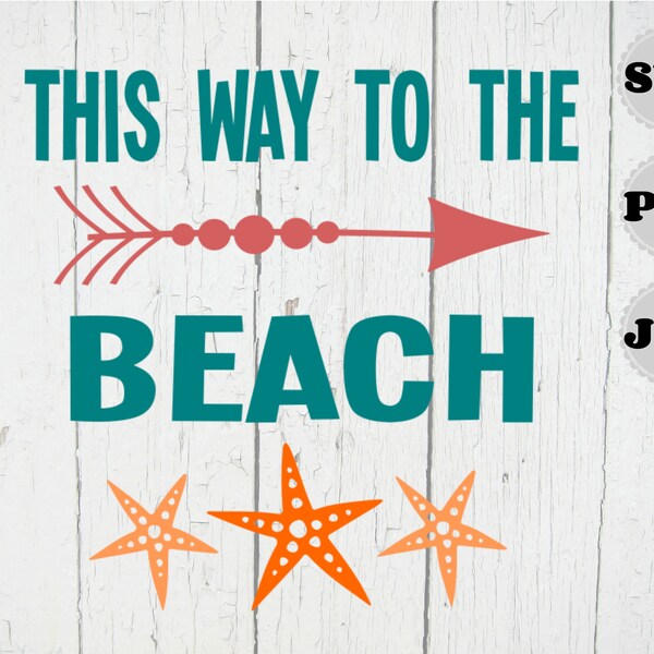 Lake This Way Sign - Etsy