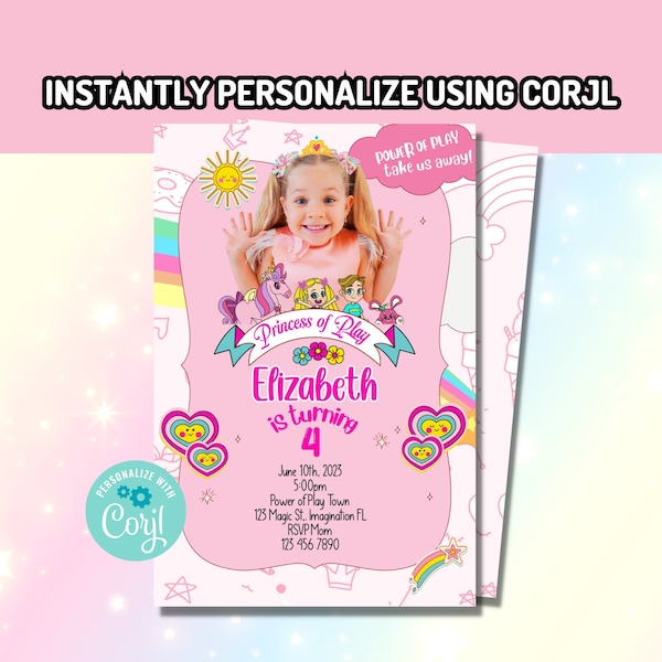 Diana and Roma Birthday Invitation - Etsy