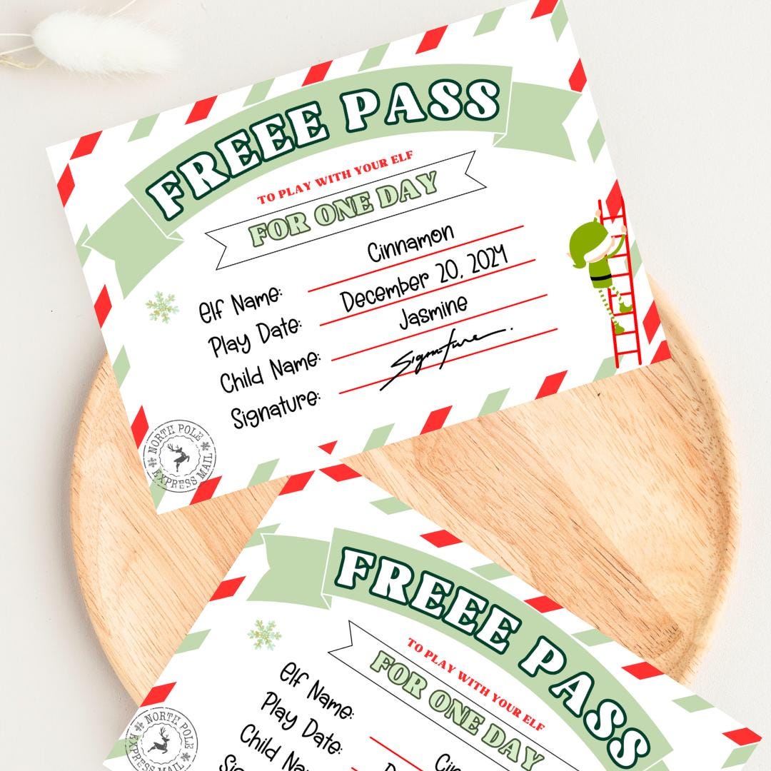 Elf Play Pass - Special Day to Touch, Play, and Make Magical Memories ...