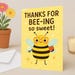 Printable Bee Teacher Card – Appreciation Thank You (PDF) - Etsy