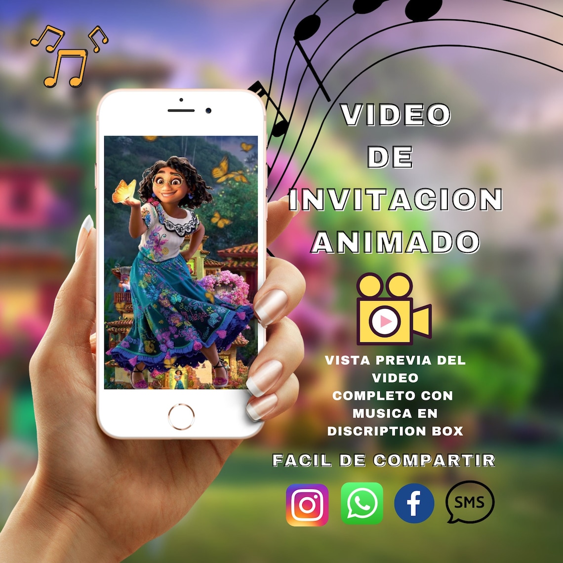 Encanto Video De Invitacion Animado En Espanol - Etsy